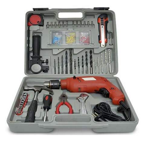 Multipurpose Tool Kit with Powerful Drill Machine