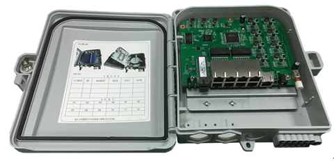 Waterproof Outdoor 8 Ports Epon Reverse POE ONU