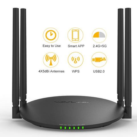 WAVLINK WS-WN530A3 AC1200 WIFI SMART ROUTER