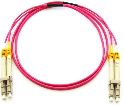 LC-LC Duplex OM4 40GB Laser Optimized Multimode Fiber Patch Cable 5 m ...