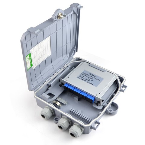 Outdoor Waterproof FTTH Mini 16 Port Fiber Optic Termination Box for 1* ...