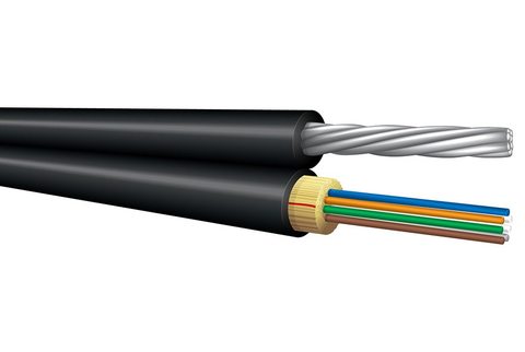 Messenger Optical Fiber 12 Core Figure 8 Cable