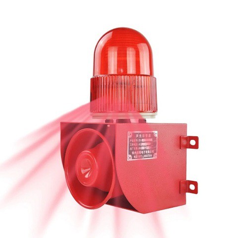 Microwave Motion Induction Alarm Siren Horn Flashing Light Price in ...