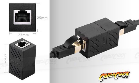 RJ45 Coupler High Quality Ethernet Connector Plug Modular Female to Female
