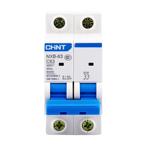 Chint NXB-63 MCB (6A-63A) Miniature Circuit Breaker 2 pole