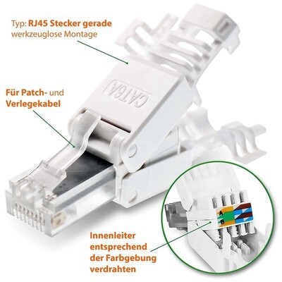 cat6A rj45 shielded connector