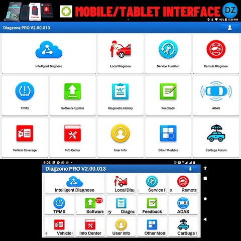 Diagzone Pro Professional Car Diagnostic Software in UAE