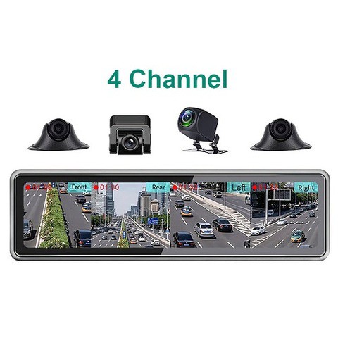 4G Android 9.0 Car Truck DVR 4 Channel Price in Bangladesh