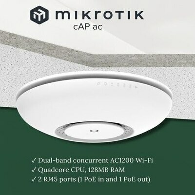 MikroTik cAP ac Dual-band Wireless Access Point