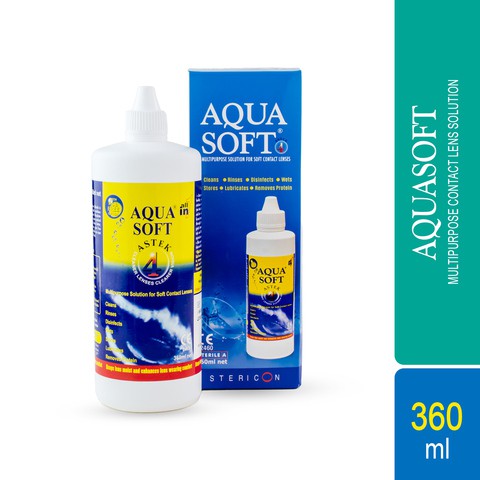 AQUA SOFT Contact Lens Solution 360ML