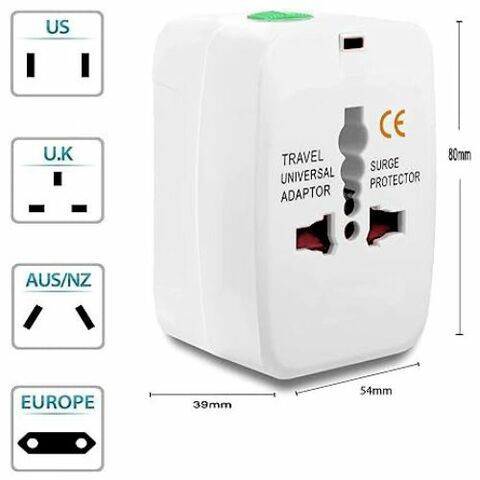 Global Travel Adapter | Universal European Adaptor | USB Port ...