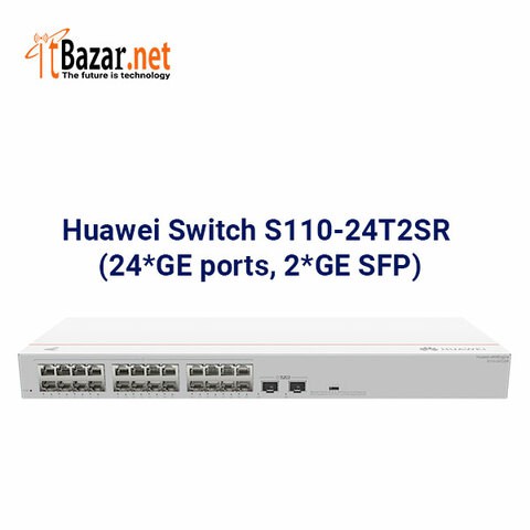 Huawei Switch S110-24T2SR (24*GE ports, 2*GE SFP ports)