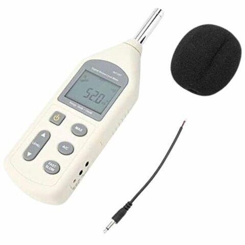 Accurate Decibel Meter Digital LCD Sound Level Meter for Precise Noise ...