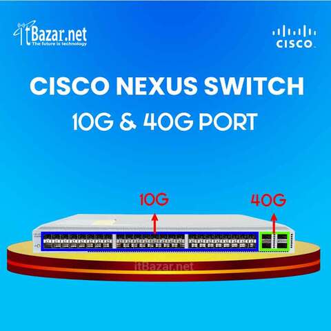 Cisco Nexus Switch N3K-C3064PQ-10GX 48 Port 10G & 4Port QSP 40G