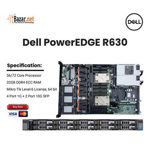 Dell PowerEdge R630 10-Bay 1U Rackmount Server