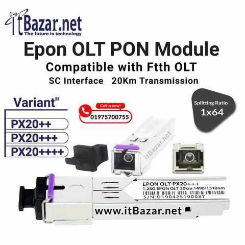 BDCOM PON MODULE FOR OLT 20+++