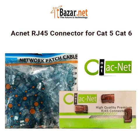 ACNET CONNECTOR RJ45 CAT5 and CAT6