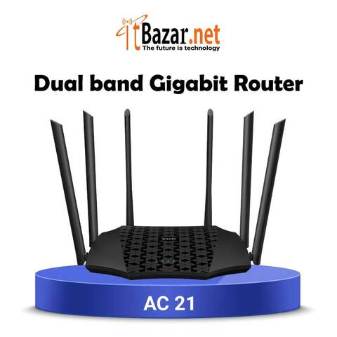 Tenda AC21 AC2100 Dual-Band Gigabit Wireless Router