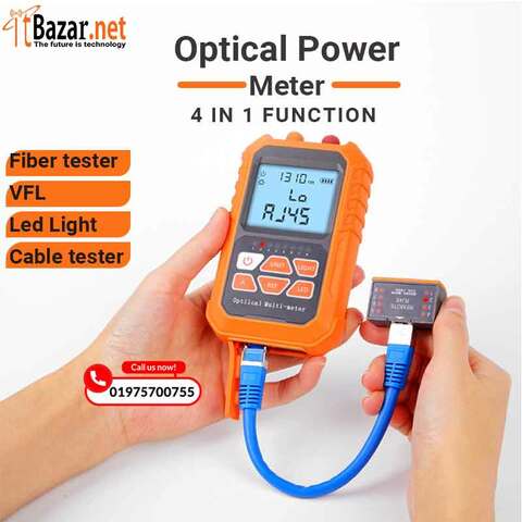 Mini Optical Power Meter Multi functional with Visual Fault Locator