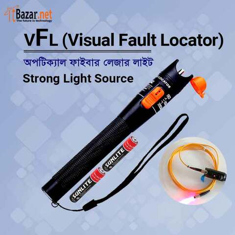 Visual Fault Locator VFL Fiber Optic Cable Tester