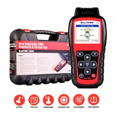 Autel Maxi TPMS TS508 Relearn Tool: Activate, Reset All Sensors, Best ...