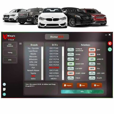Automotive ECM Program Tuning Software Magic Solution Price in Dubai UAE