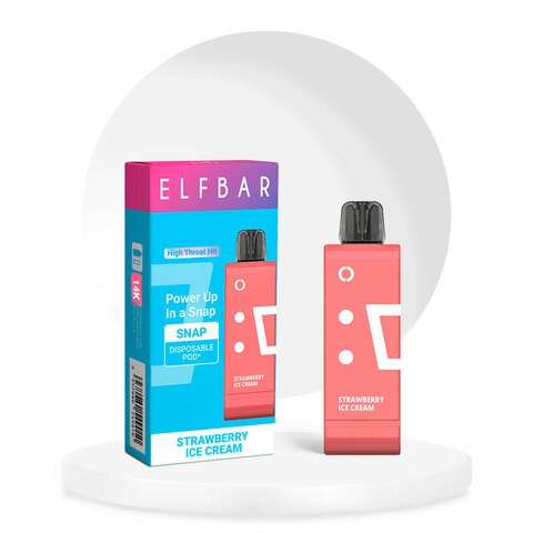 ELFBAR SNAP CARTRIDGE - STRAWBERRY ICE CREAM (14000 PUFFS)