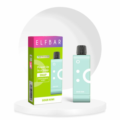 ELFBAR SNAP CARTRIDGE - SOUR KIWI (14000 PUFFS)